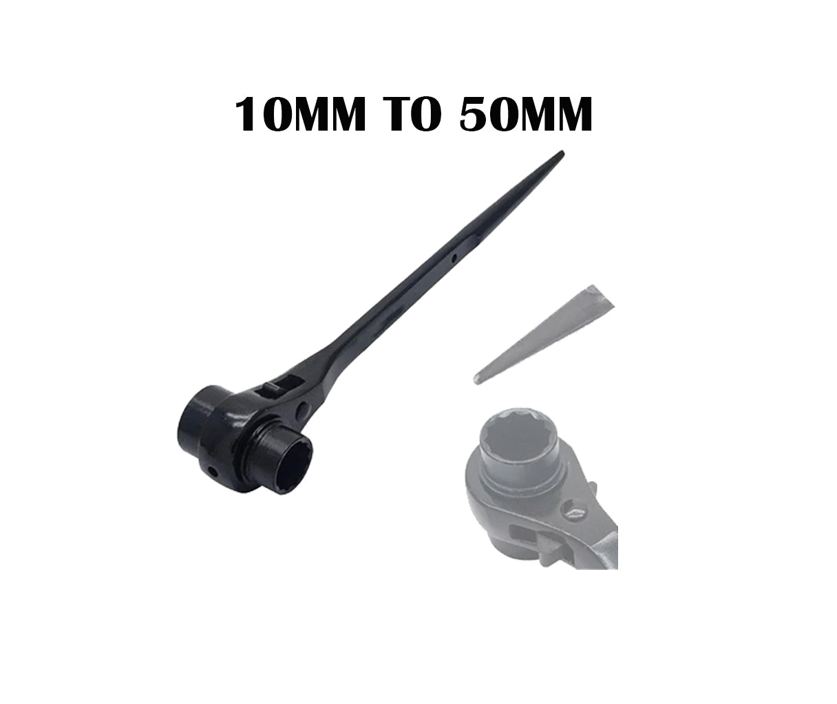 Professional Scaffold Double Socket Podger Ratchet Wrench Gear Spanner ...