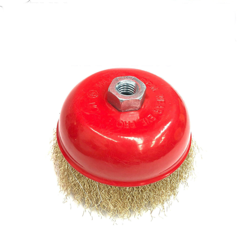 Metal Steel Knot Cup Wire Cup Wheel Brush for Angle Grinder with M14 T ...